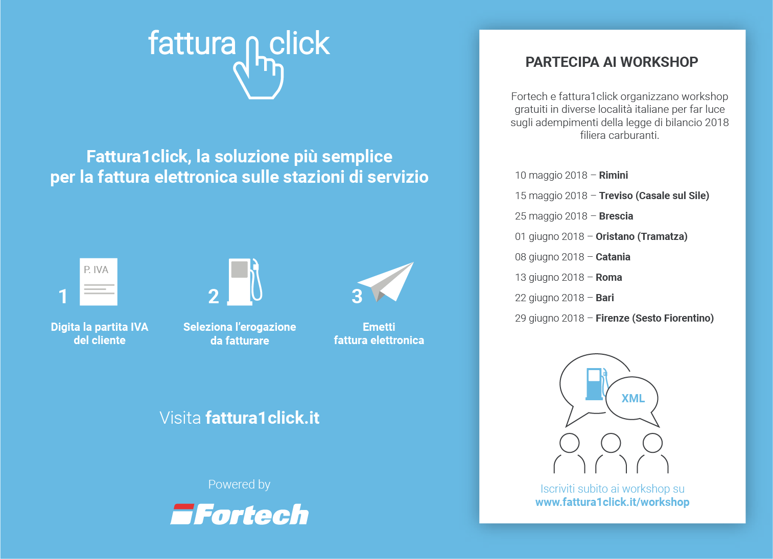 Fattura1click, la soluzione più semplice per la fatturazione elettronica sulle stazioni di ...